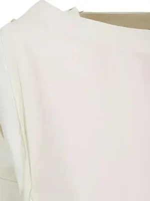 M.S.M. Asymmetric Pleated Blouse