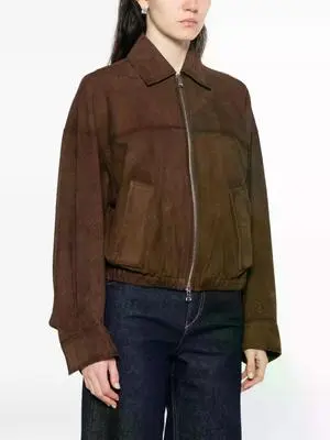 BULLY Perforated Leather Zip Jacket