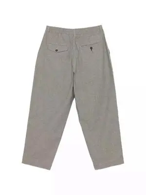Universal Works Lucas Checked Pleat Trousers