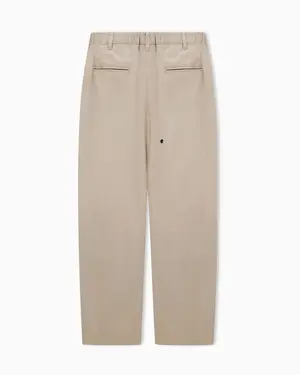 Giorgio Armani Faded Viscose Twill Pleated Trousers