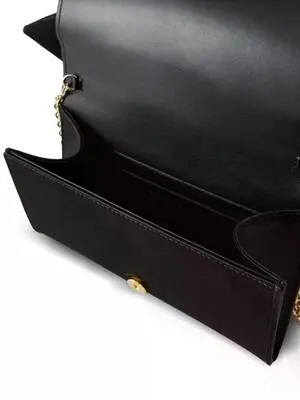 AQUAZZURA Bow Tie Clutch - Black