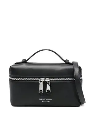 Emporio Armani Zip-around Tote Bag - Black