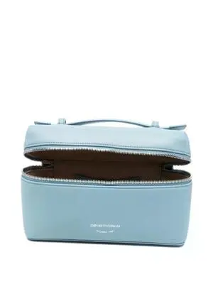 Emporio Armani Mini Leather Tote - Blue