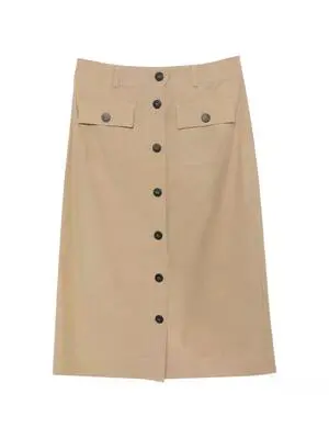 Liu Jo Buttoned Pocket Midi Skirt