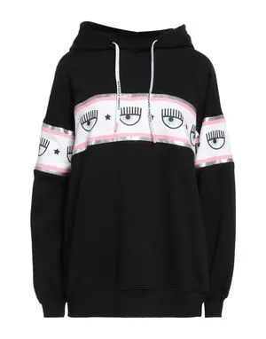 CHIARA FERRAGNI Sweatshirt In Light Cotton - Black