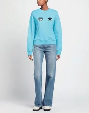 CHIARA FERRAGNI Sweatshirt - Turquoise