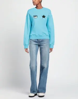 CHIARA FERRAGNI Sweatshirt - Turquoise