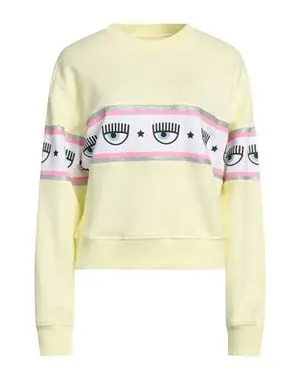 CHIARA FERRAGNI Sweatshirt Size Cotton - Yellow