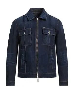 Dsquared2 Denim Outerwear Size Cotton, Elastane - Blue