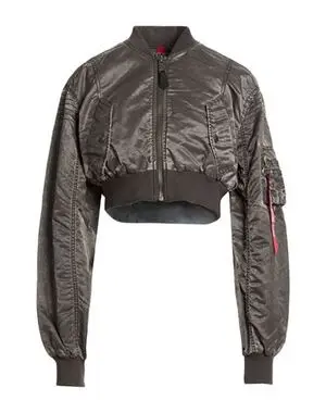 Alpha Industries Jacket Charcoal Size Nylon - Grey