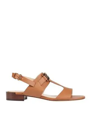 TOD'S Sandals Tan Size Leather - Brown