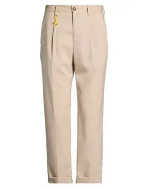 MANUEL RITZ Pants Sand Size Wool, Elastane - Beige