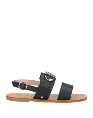 LIU •JO Sandals Size Calfskin - Black