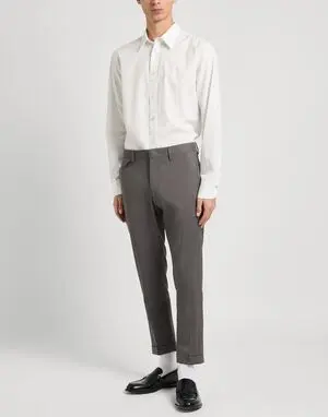 LOW BRAND Tapered Virgin Wool Pants - Grey