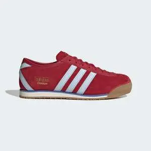 Adidas Italia 70s Shoes - Team Victory Red / Icey Blue / Gold Metallic