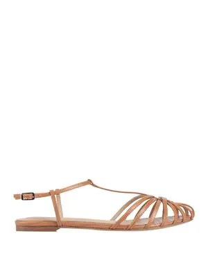 Lola Cruz Lizard-print Leather Sandals