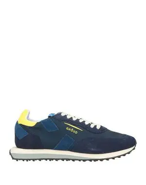 GHOUD VENICE GHŌUD Venice Low Top Leather And Textile Sneakers Navy