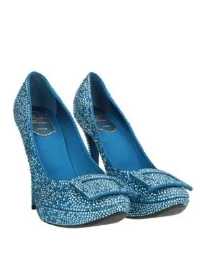 ROGER VIVIER Pumps With Appliqués And Crystals
