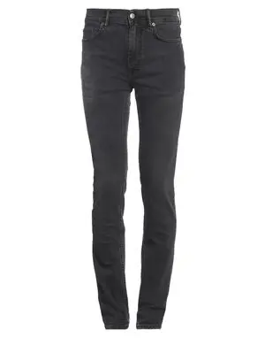 Acne Studios Jeans In Organic Cotton And Recycled Polyester - Black