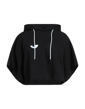 CHIARA FERRAGNI Cotton Terry Sweatshirt With Embroidered Logo - Black