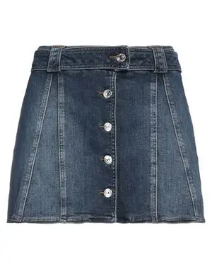 CHIARA FERRAGNI Denim Skirt Size Cotton, Elastane - Blue