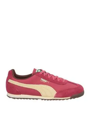 PUMA Arizona Sneakers In Cowhide And Textile Fibers - Red