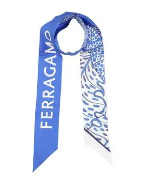 FERRAGAMO Scarf Bright Silk - Blue