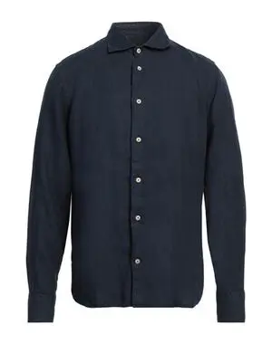 DRUMOHR Shirt Size Linen - Navy