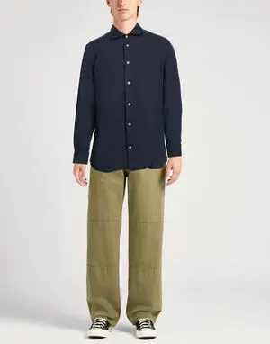 DRUMOHR Shirt Size Linen - Navy