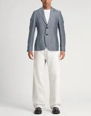 PAOLONI Blazer Size Linen, Wool, Viscose, Polyester