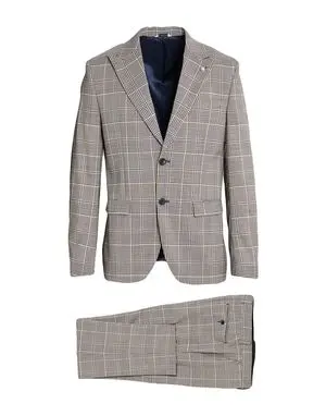 MANUEL RITZ Suit Size Virgin Wool - Black