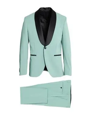 MANUEL RITZ Suit Light Size Polyester, Viscose, Elastane - Green
