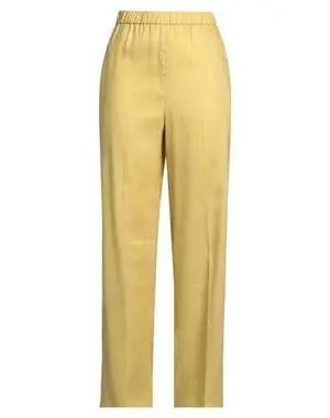 Fabiana Filippi Pants Mustard Size Linen - Yellow