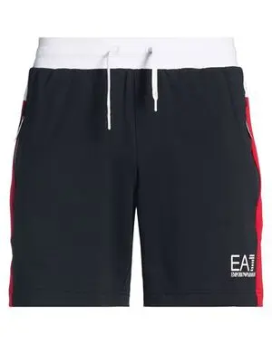 EA7 Shorts & Bermuda Shorts Size Cotton, Polyester, Elastane - Blue