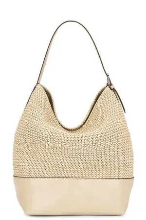TOTEME Belted Woven Leather Tote Bag - Fawn