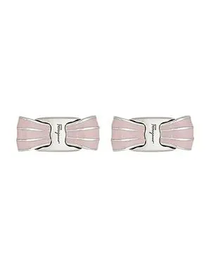 FERRAGAMO Earrings Rhodium-plated - Silver