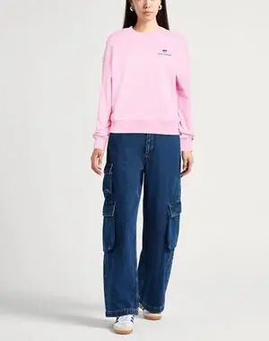 CHIARA FERRAGNI Cotton-elastane Sweatshirt - Pink