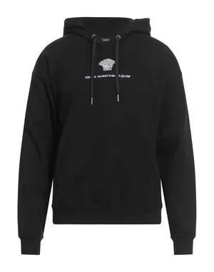 Versace Hooded Sweatshirt With Embroidered Logo