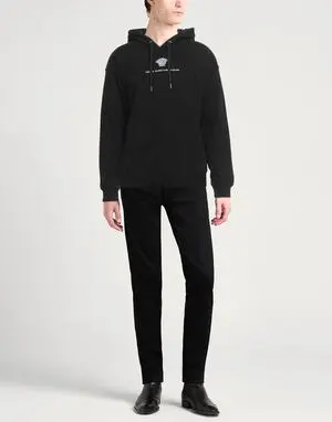 Versace Hooded Sweatshirt With Embroidered Logo