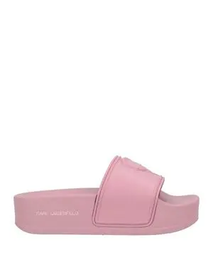 Karl Lagerfeld Kondo Maxi Sandals Size Synthetic Material - Pink