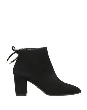 STUART WEITZMAN Ankle Boots Size Leather - Black