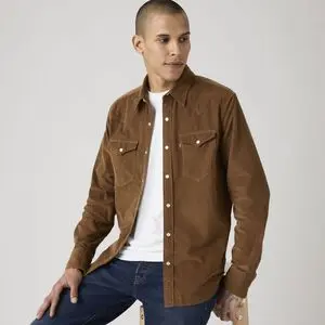 LEVI'S Barstow Western Corduroy Shirt - Bison
