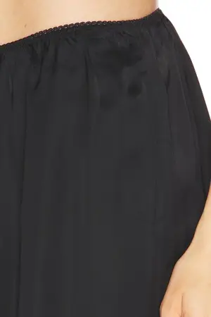Marc Jacobs Satin Slip Skirt - Black
