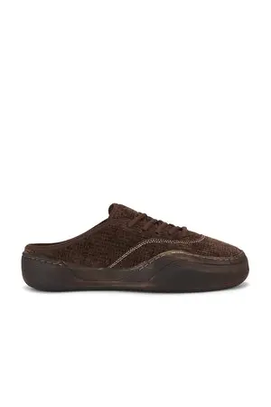 ERL Corduroy Camino Sneakers - Brown