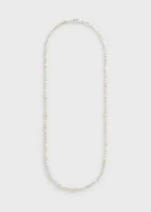 TOTEME Infinity Bead Necklace - White