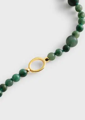 TOTEME Infinity Bead Necklace - Green