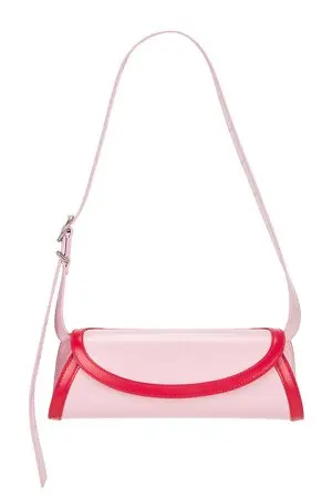 JIL SANDER Small Cannolo Bag In Pink - Neon Rose
