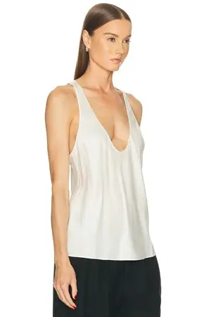 EAVES Vivian Silk Top - Ivory