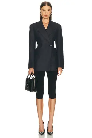 EAVES Hulda Wool Flannel Blazer