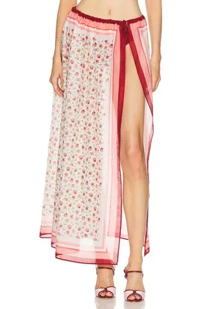 Dolce & Gabbana Sarong In White - Roselline & Rosa